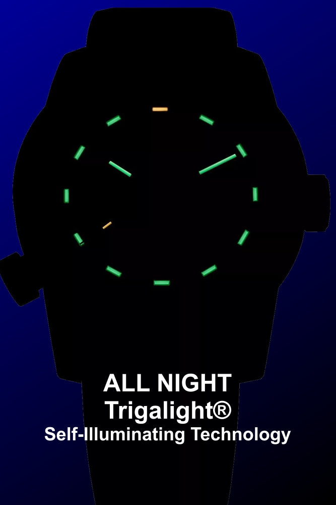 Traser SOLAR POWERED P68 Pathfinder Tritium Watch, Compass Bezel, Rubb ...