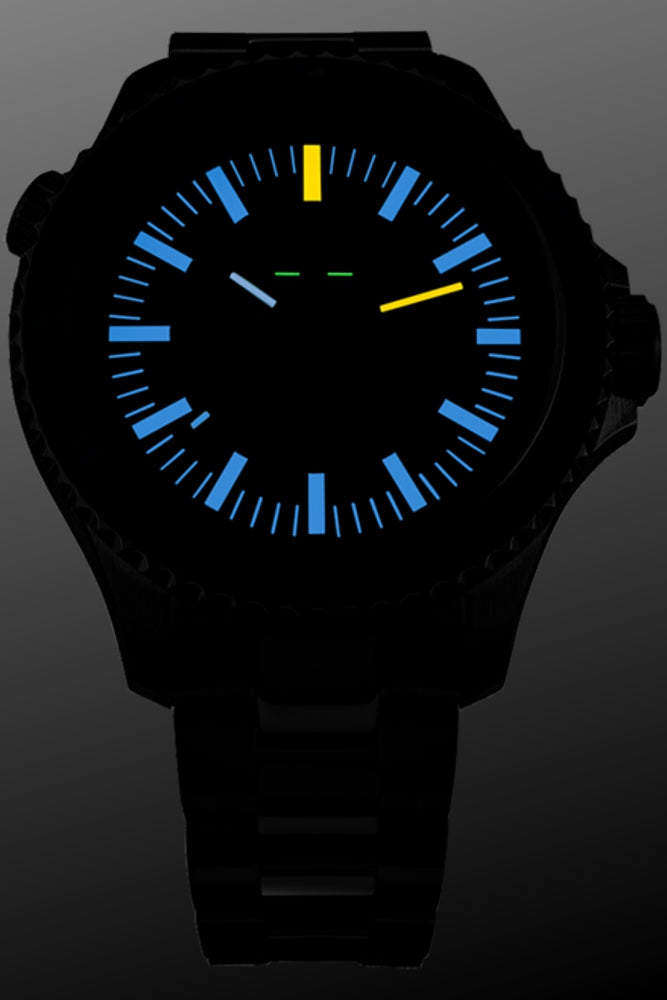 Traser P67 Super-Sub 500 Meter Professional Dive Watch, T100 TRITIUM ...