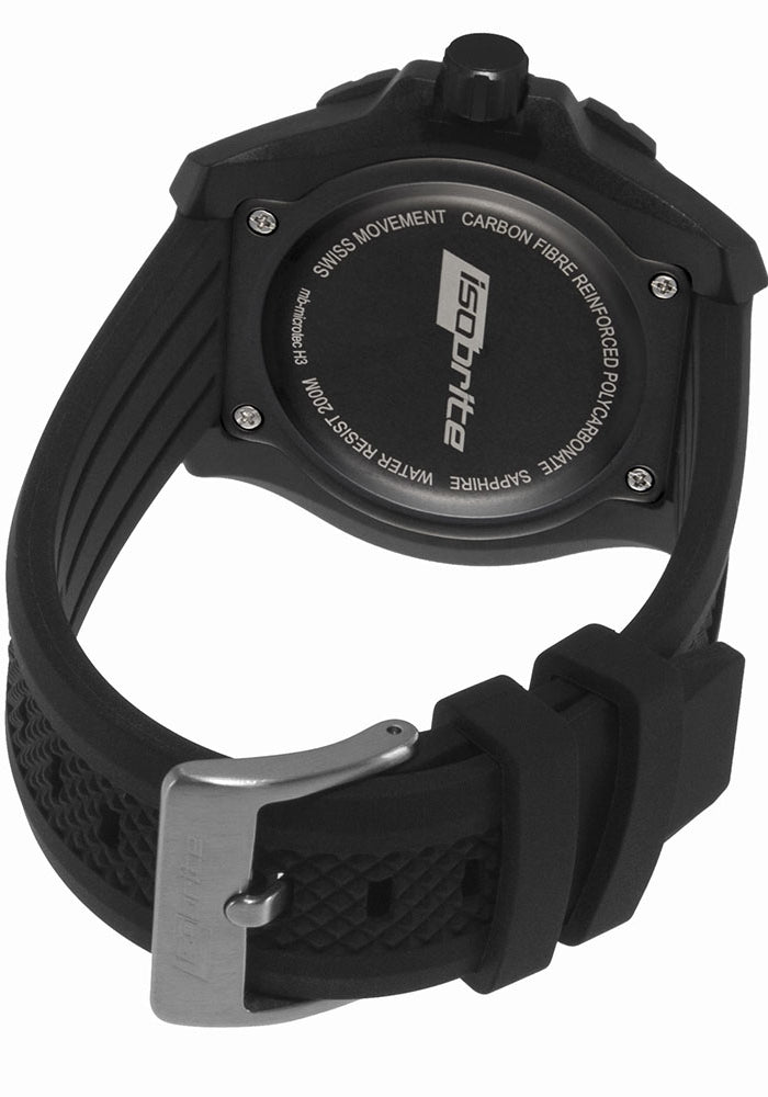 IsoBright Afterburner Limited Edition T100 Military Tritium Watch, Bla ...