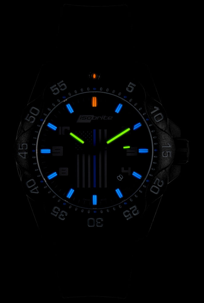 Isobrite Law Enforcement Limited Edition T100 Mid-Size Tritium Watch ...